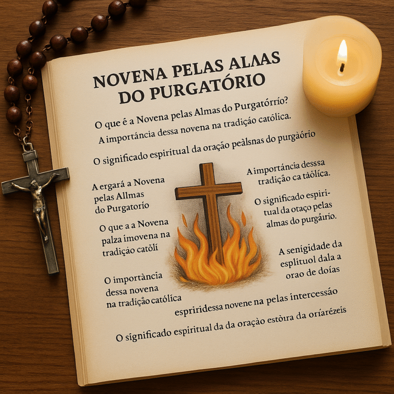 NOVENA PELAS ALMAS DO PURGATÓRIO. - Oração do Católico